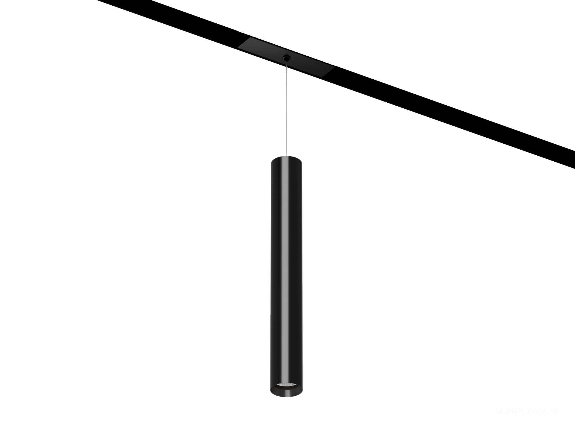 Armatürler HOKASU OneLine Tube Hang (RAL9005/D40/320mm/Lens — 4K/7W ...