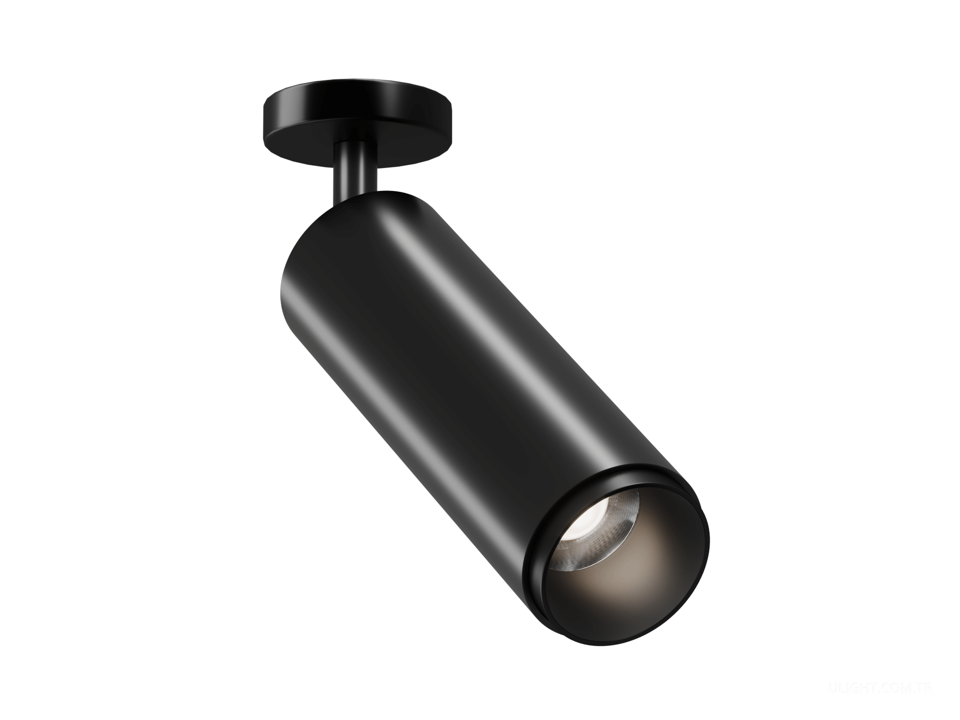 Sıva Üstü armatürler HOKASU Tube ON Zoom (RAL9005/D55/160mm — 4K/10W/12 ...