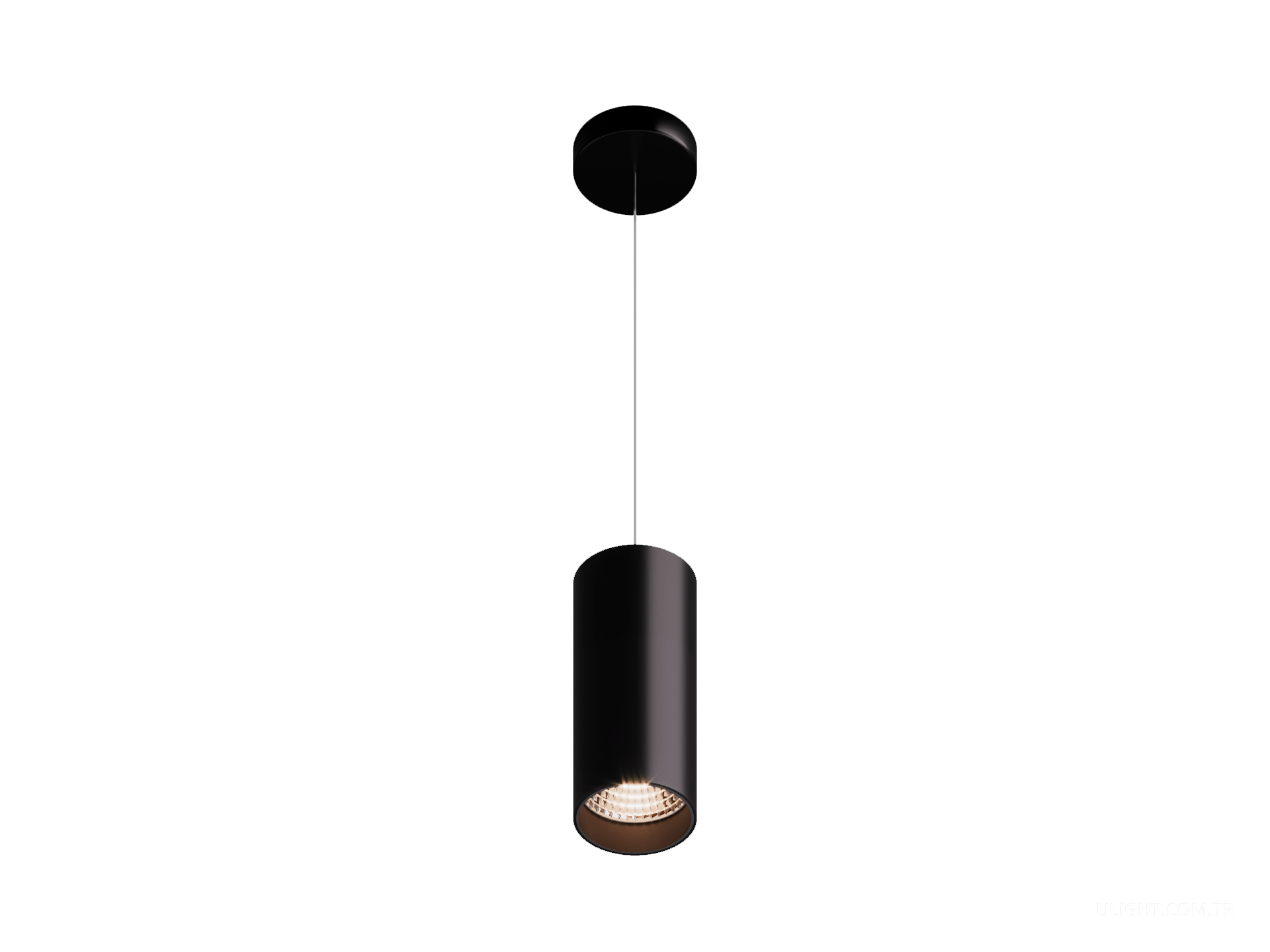 Armatürler HOKASU Tube Hang (RAL9005/D85/160mm — 4K/30W/10deg) | ULIGHT