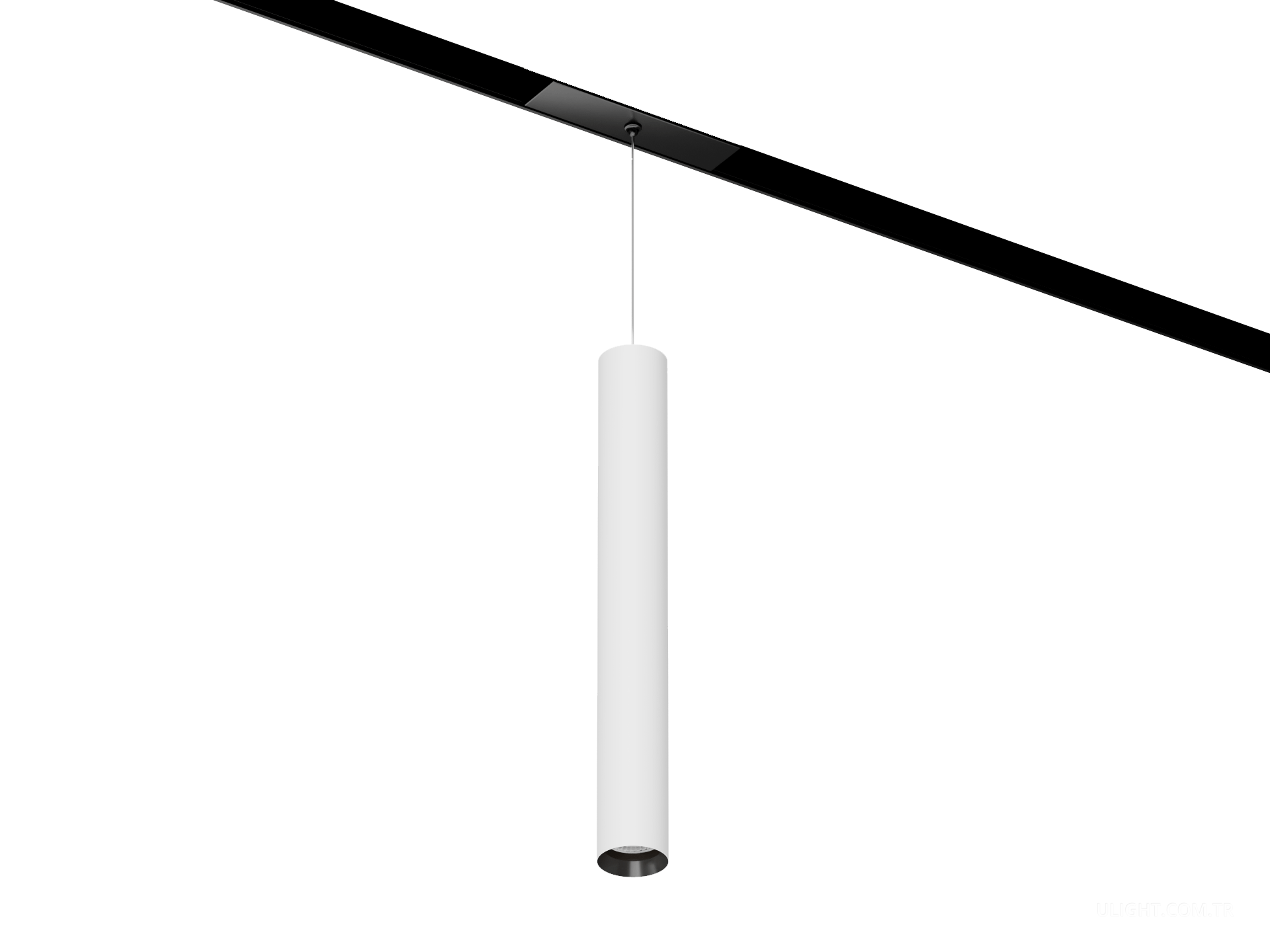 Armatürler HOKASU OneLine Tube Hang (RAL9003+B/D40/320mm/Lens — 4K/7W ...